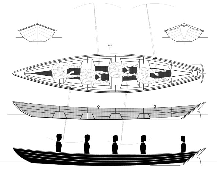 CLC Team Dory: A coxed four – Chesapeake Light Craft