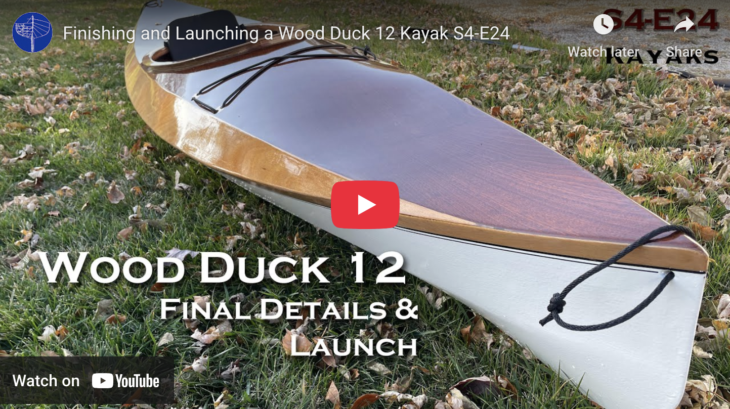 Finishing and Launching a Wood Duck 12 Kayak – Chesapeake Light Craft