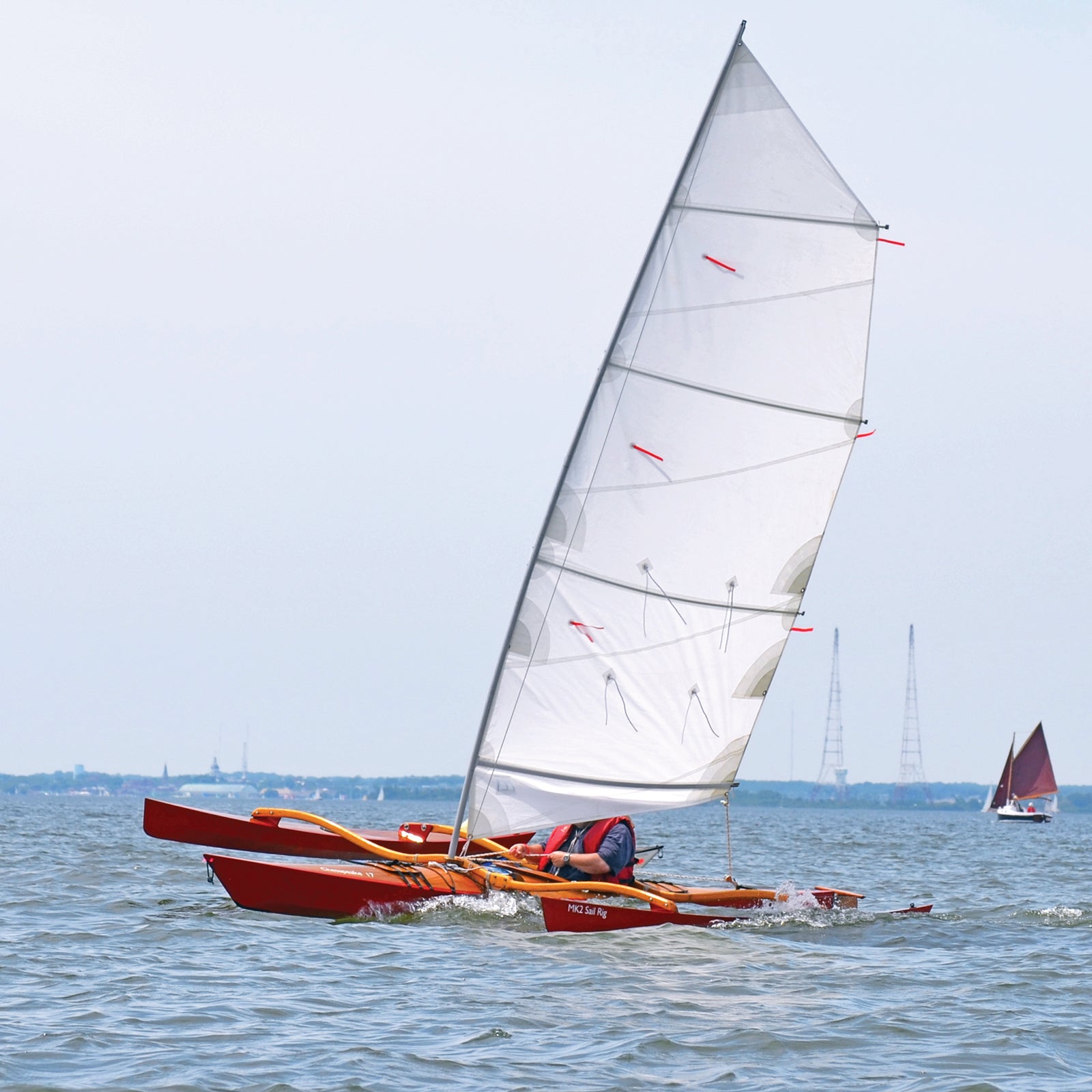 CLC Kayak/Canoe SailRig DIY Wooden Touring Sailboat Kit – Chesapeake ...