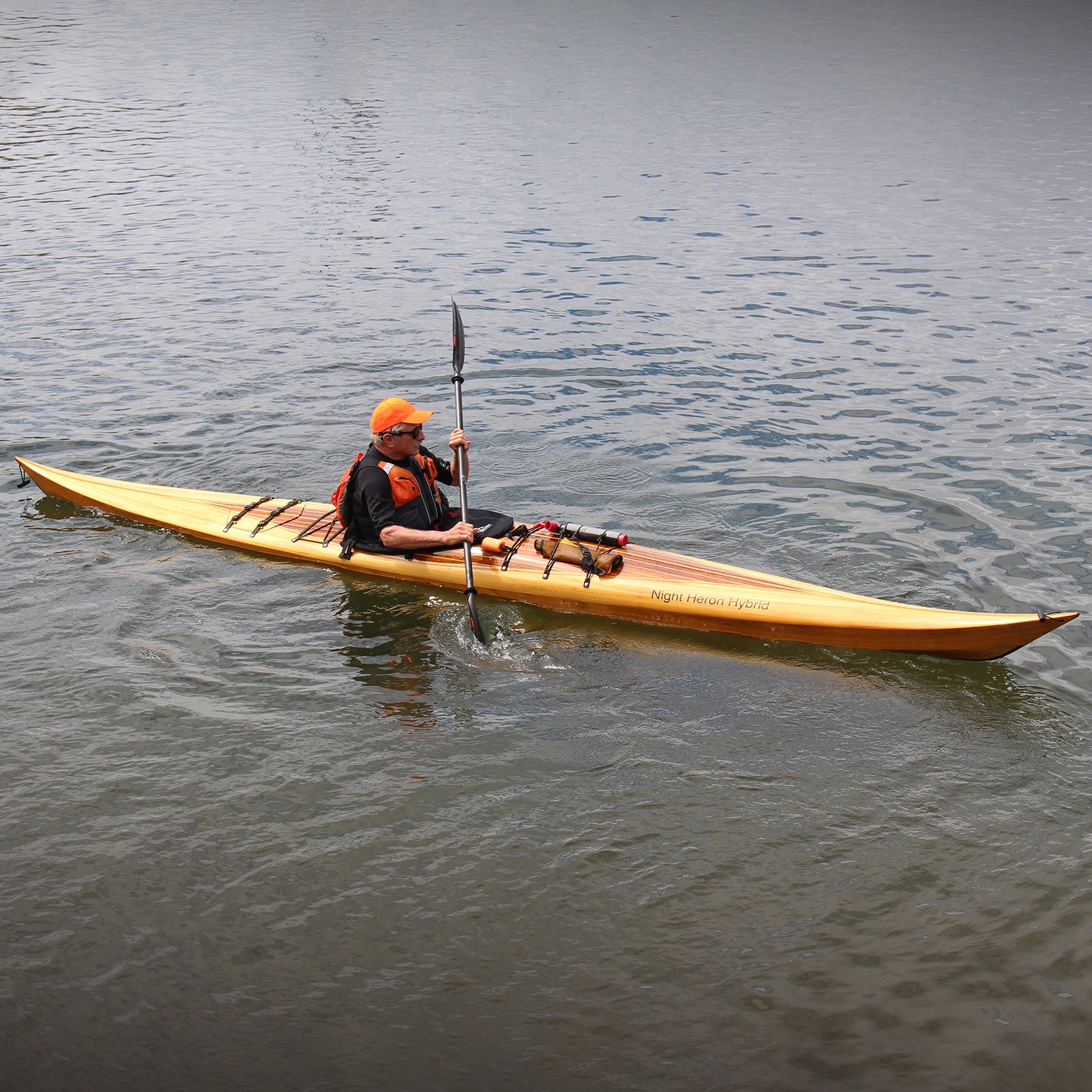 Hybrid Night Heron - High Deck DIY Wooden Light Touring Kayak Kit ...