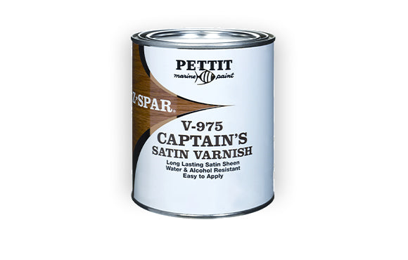 Captain's Satin Varnish V-975 by Pettit - Satin Sheen Polyurethane ...